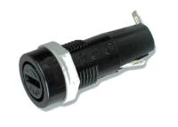 China Slotted Cap Fingergrip Shock-Safe Vertical Mount PCB Fuse Holder 10A 250VAC for 5x20mm Fuse for sale