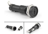 China Low Voltage Bayonet Horizontal R3-9 Panel Mount Fuse Holder 15A 250V for 6x30mm Ceramic Glass Fuse for sale