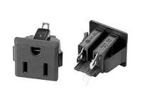 China UL 498 American Female Nema Receptacle Electrical Socket 15A 125V AC 3 Pole 94V-0 for sale