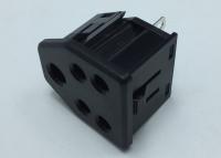 China Universal Grounded India Type D Travel Power Plug Adapter 6A 240V AC 3 Pin Triangular Outlet 50 Hz for sale