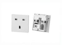 China BSI Approved RB-02 British Socket Female Outlet 3 Pole 13A 250V UK Wall Panel Power Electrical Plugs and Sockets BS 1363 for sale