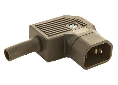 China IEC 60320 Rewireable Male Power Entry Connector 10A 250VAC 3PIN Screw Inlet AC Plug for sale