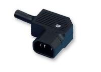 China IEC 60320 Rewireable Male Power Entry Connector 10A 250VAC 3PIN Screw Inlet AC Plug for sale