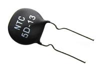 China MF72 5D-13 NTC Thermistor 5 Ohms 13mm Inrush Current Limiter Through Hole Pitch 7.5mm for sale