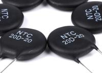 China NTC Thermistor Inrush Current Limiter 20D-20 20mm 5 Amp 20 Ohm for Power Supply Ballast for sale