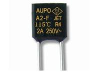 China Aupo Radial Alloy Micro Thermal Cutoff Fuse TF 102C 250V 2A A1-F Iron Organic Non-Resettable One Time Fuse Links for sale