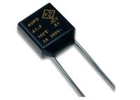 China Aupo Radial Alloy Micro Thermal Cutoff Fuse TF 102C 250V 2A A1-F Iron Organic Non-Resettable One Time Fuse Links for sale