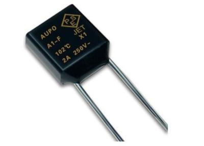 China Aupo Radial Alloy Micro Thermal Cutoff Fuse TF 102C 250V 2A A1-F Iron Organic Non-Resettable One Time Fuse Links for sale