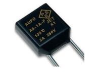 China Aupo Thermal Cutoff Fuse TF 115C 250V 1A A2-1A-F Square Alloy Temperature Fuse UL CUL VDE PSE CCC KTL for sale