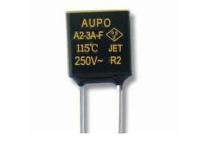 China Aupo Thermal Fuse Cutoff TF 125C 250V 3A A3-3A-F Plastic Case Thermal Links for Home Appliances for sale