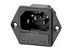 China UL CUL VDE Approved IEC 60320 C14 AC Inlet 250V 15A with 10A 5x20mm Glass Fuse Holder for sale