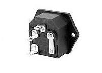 China UL CUL VDE Approved IEC 60320 C14 AC Inlet 250V 15A with 10A 5x20mm Glass Fuse Holder for sale