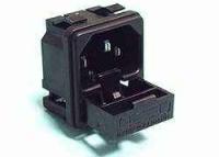 China UL CUL VDE Approved IEC 60320 C14 AC Inlet 250V 15A with 10A 5x20mm Glass Fuse Holder for sale