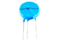 China 14mm Disc 3Pin TMOV Varistor 300Vac Thermally Protected with Thermal Cutoff Low Leakage 10kA for sale