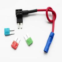 China MICRO2 Automotive Blade Fuse 32V 10A Red Mini Blade Fuse Holder for Ford Tap Adapter for sale