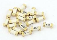 China Silver Plated SET Type Slow Blow Ceramic SMD Fuse 3A 125V 2.6mmx6.1mm for sale