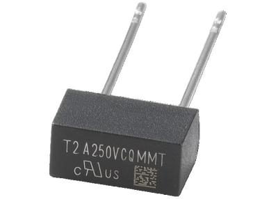 China Thinnest MMT Series Time Lag Radial Lead Micro Fuse 8.35x5x3.95mm 2A 250V UL TUV CQC KC PSE for sale
