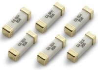China UL Approved 1032 Square Ceramic Gold Plated Surface Mount Fuse 500mA-30A 125V 300V 10.1x3.1x3.1mm for sale