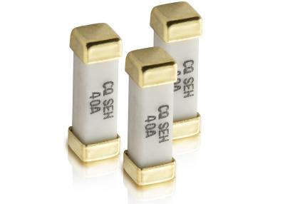 China SEH Series 12.3x4.45x4.45mm SMD Fuse 60V 40A Square Ceramic Gold Plated Brass Caps for Storage System Power for sale