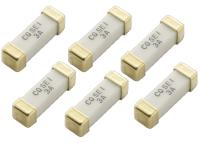 China Ceramic Slow Blow SMD Fuse 1032 250V 3A Gold Plated 10.1x3.1x3.1mm for sale