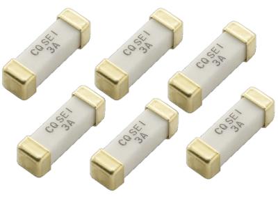 China Ceramic Slow Blow SMD Fuse 1032 250V 3A Gold Plated 10.1x3.1x3.1mm for sale
