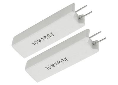 China High Alumina Ceramic Cement Fixed Wirewound Resistor 20W 500RJ 63x13x13mm for sale