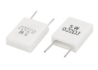 China High Alumina Ceramic Cement Fixed Wirewound Resistor 20W 500RJ 63x13x13mm for sale