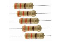 China Miniature CFR Carbon Film Fixed Resistor 0.5W 330R 5% 350V Axial Leaded 3.2x9mm for sale
