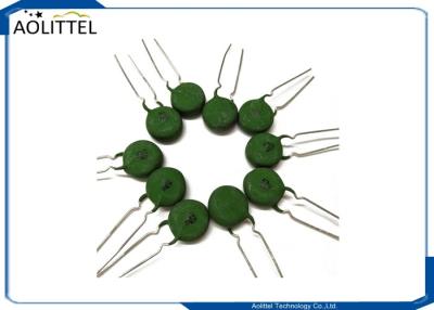 China 15mm PTC Thermistor 100 Ohm 120C 200mA 600V AC Overcurrent Protection for Telecom Circuits for sale