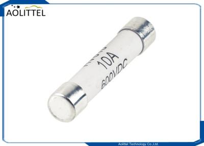 China Fast Acting Ceramic Tube Fuse 6x32mm 3AB 10A 600V DC High Breaking Capacity for sale