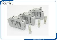 China 1 Pole 30A 1000VDC Rail Mount Fuse Holder for 10x38mm Solar PV Cartridge Fuse for sale
