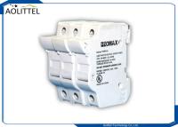 China 1 Pole 30A 1000VDC Rail Mount Fuse Holder for 10x38mm Solar PV Cartridge Fuse for sale