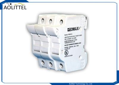 China 1 Pole 30A 1000VDC Rail Mount Fuse Holder for 10x38mm Solar PV Cartridge Fuse for sale