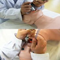 China Electronic Type Elderly CPR and Intubation Training Manikin for Lifesaving Techniques for sale