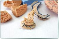 China Anatomical Demonstration Human Head with Muscles and Brain Anatomical Torso Model for sale