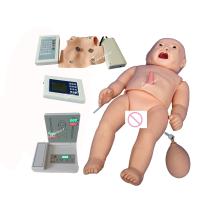 China Realistic Skin Simulation PALS Newborn Baby Manikin for Auscultation and ECG Training for sale