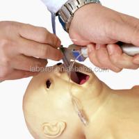 China Realistic Skin Simulation PALS Newborn Baby Manikin for Auscultation and ECG Training for sale