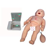 China Realistic Skin Simulation PALS Newborn Baby Manikin for Auscultation and ECG Training for sale