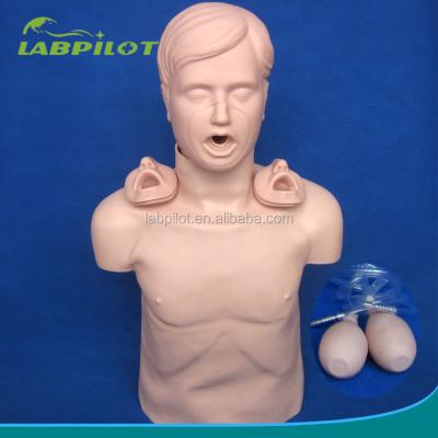 China Adult CPR Training Manikin with Advanced Airway Open and Heimlich Maneuver Simulation for sale