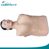 China Realistic Human Simulation Emergency Skills Training Manikin Male Half Body CPR Dummy for sale
