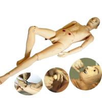 China Full-functional Elderly Nursing Training Manikin with Blood Pressure Functionality for sale