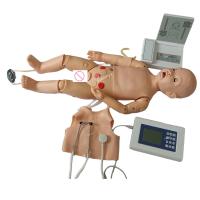 China Human Life Size First Aid Training and Auscultation Simulator for PALS 1-year-old Child for sale