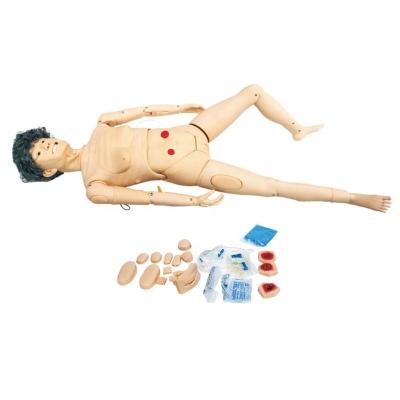 China Intubation Function Female Elderly Nursing Manikin for Basic Care Training in Clinics for sale