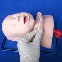 China Medical Science Training Model Newborn Trachea Intubation Head and Shoulders Phantom for sale