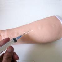 China Skin Test Practice Simulator Human Life Size Intradermal Injection Training Arm Model for sale