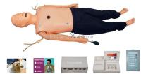 China Manikin for Advanced Life Support Training CPR AED ECG Intubation First Aid Simulator for sale