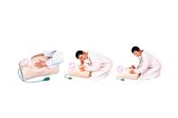 China Human Life Size Pregnancy Manikin Auscultation Teaching Simulator for Medical Science for sale