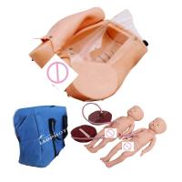 China Realistic Human Life Size Pregnant Woman Model and Twins Baby Doll for Childbirth Training for sale