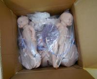China Realistic Human Life Size Pregnant Woman Model and Twins Baby Doll for Childbirth Training for sale