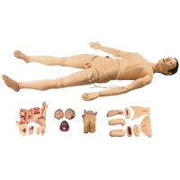 China Medical Colleges Full-body Trauma Nursing Manikin Full-body Wound Care Simulator for sale